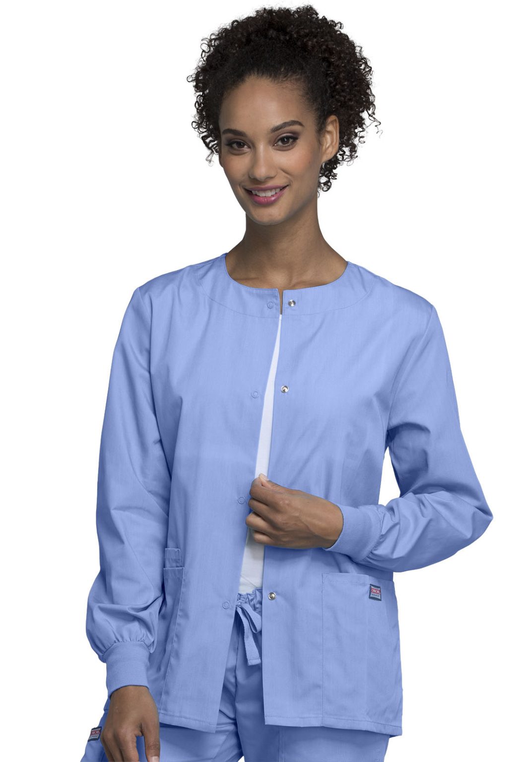 Cherokee Women's Snap Front Warm-Up Scrub Jacket - WW Originals - Henry ...