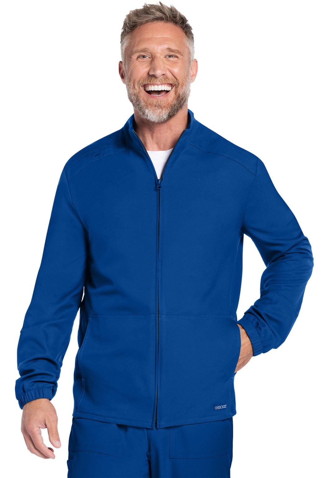 Cherokee Men's Zip Front Scrub Jacket - WW Originals Ultra - Henry Ford ...