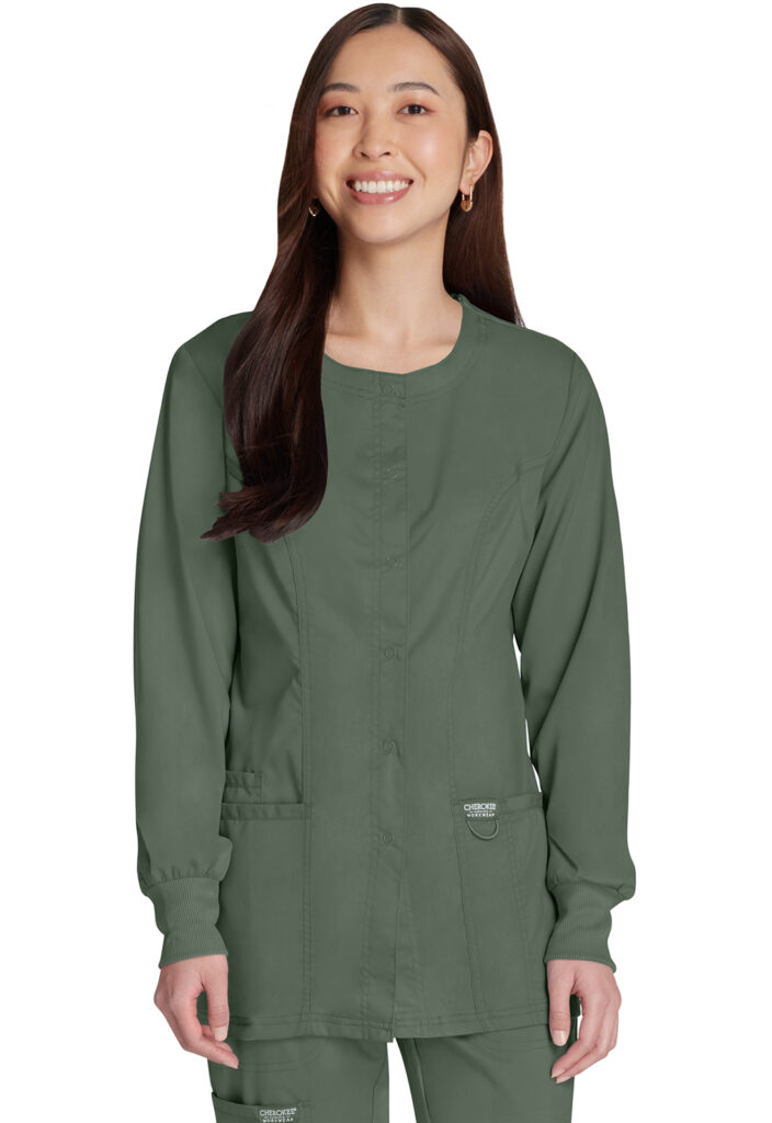 Cherokee Women's Snap Front Scrub Jacket - WW Revolution - Henry Ford ...