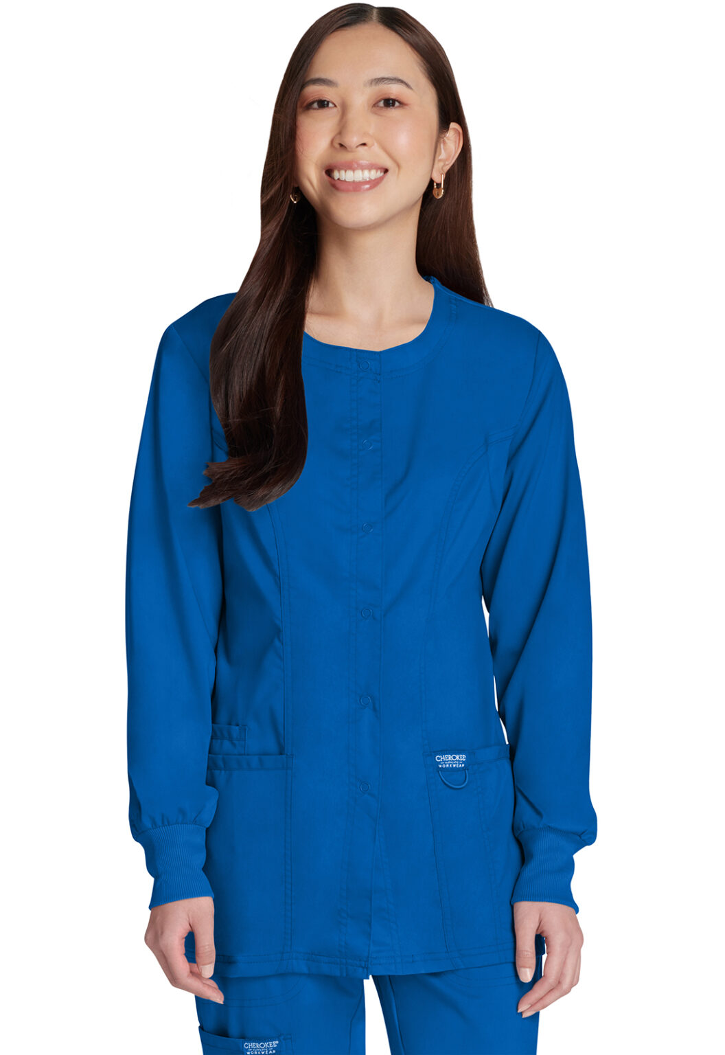 Cherokee Women's Snap Front Scrub Jacket - WW Revolution - Henry Ford ...