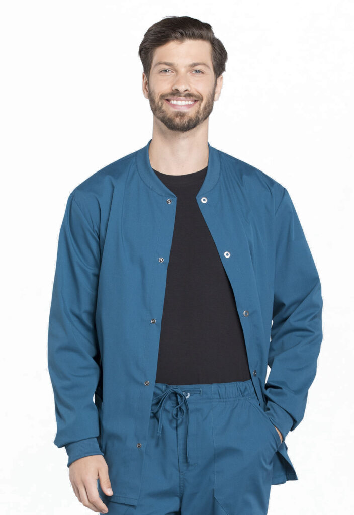 Cherokee Men's Snap Front Scrub Jacket - WW Professionals - Henry Ford ...