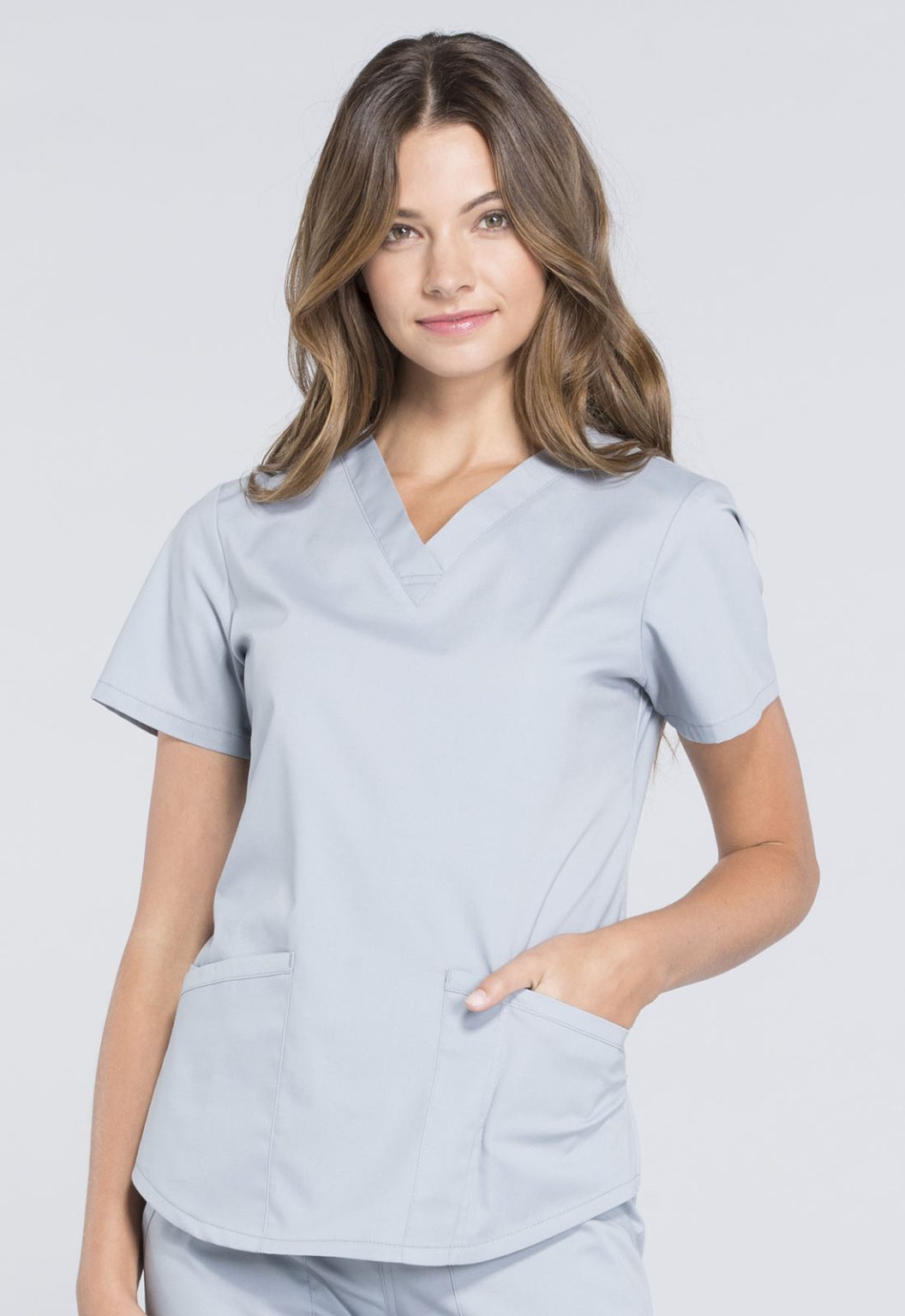 Cherokee Women's V-Neck Scrub Top - WW Professionals - Henry Ford ...