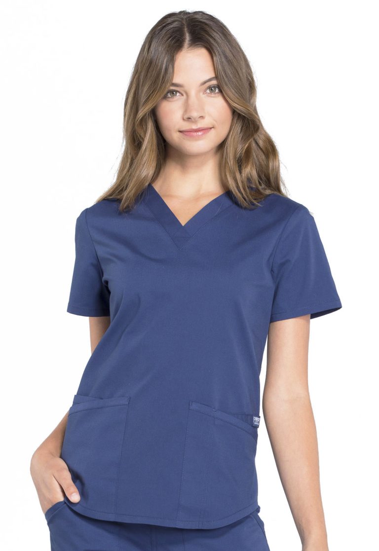 Cherokee Women's V-Neck Scrub Top - WW Professionals - Henry Ford ...