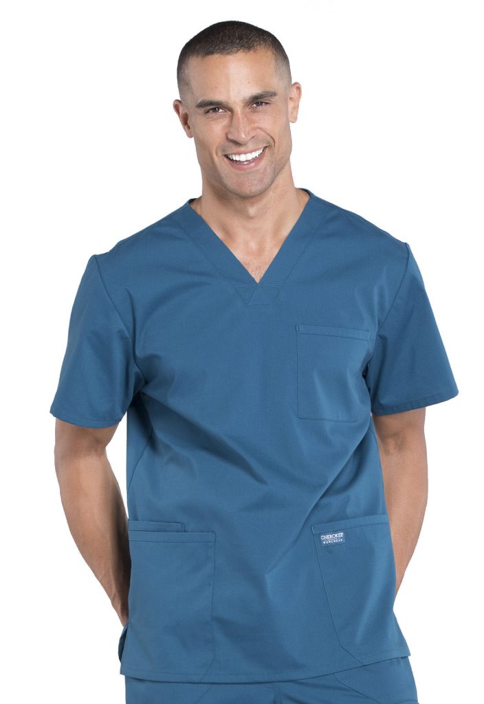 Cherokee Men's V-Neck Scrub Top - WW Professionals - Henry Ford Health ...