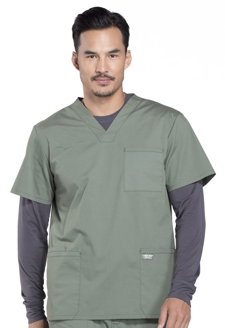 Cherokee Men's V-Neck Scrub Top - WW Professionals - Henry Ford Health ...